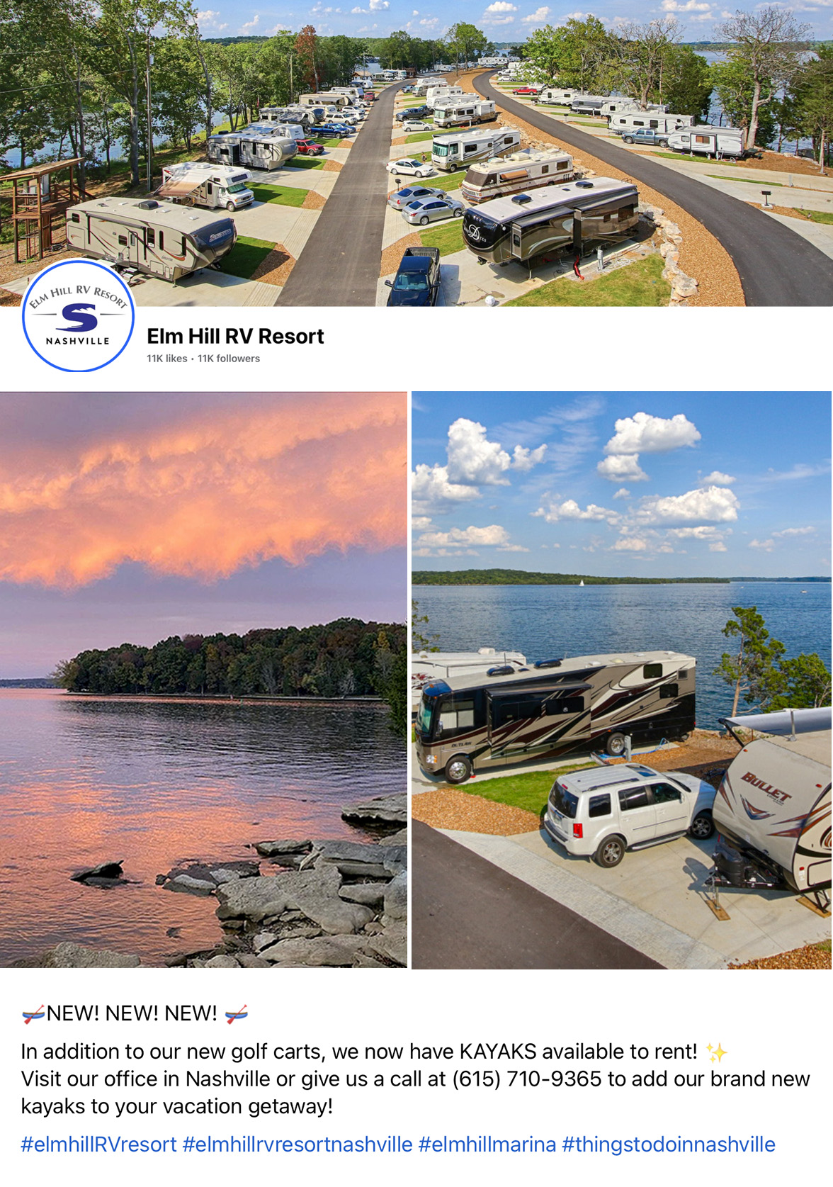 Home - Elm Hill RV Resort